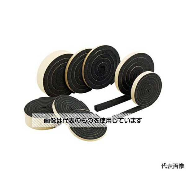【アズワン AS ONE】汎用器具・消耗品 テープ・ラベル・紙製 テープ、紙製品関連品 ●耐久性・耐候性に優れたEPDM発泡体に、粘着テープを付けた高機能シール材です。 ●防水・気密・防音・断熱に。 商品の仕様 ●色：ブラック ●幅(mm)...