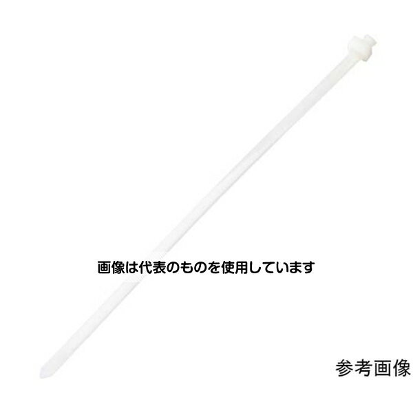 【アズワン AS ONE】 ●ヘッドと結束バンドが二体成形になっています。 ●完全に締め付ける前であれば取り外すことができます。 ●ケーブルの結束。 商品の仕様 ●色：ナチュラル ●幅(mm)：7.6 ●長さ(mm)：699 ●厚さ(mm)...