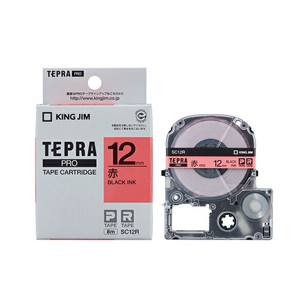 商品の特徴 キングジム SC12R テプラPROテープ 12MM 赤 目的に応じて使い分ければ、もっと便利で美しく。 製品仕様 JANコード：4971660764204