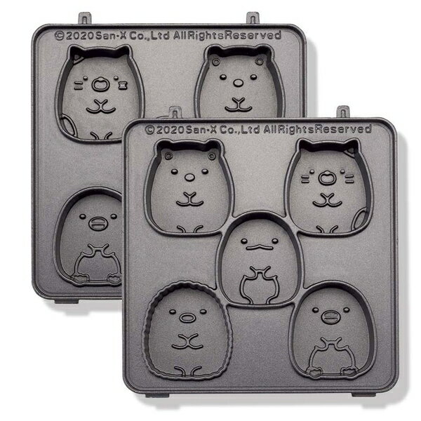 商品の特徴 CCP シーシーピー EX-3893-HD マルチサンドメーカー用プレート ケーキ用 すみっコぐらし こんがりきゃらマルチサンドメーカー 【ケーキ用プレート】 すみっコぐらしの柄違いプレート。 プレートの付け替えで、違う絵柄を楽...