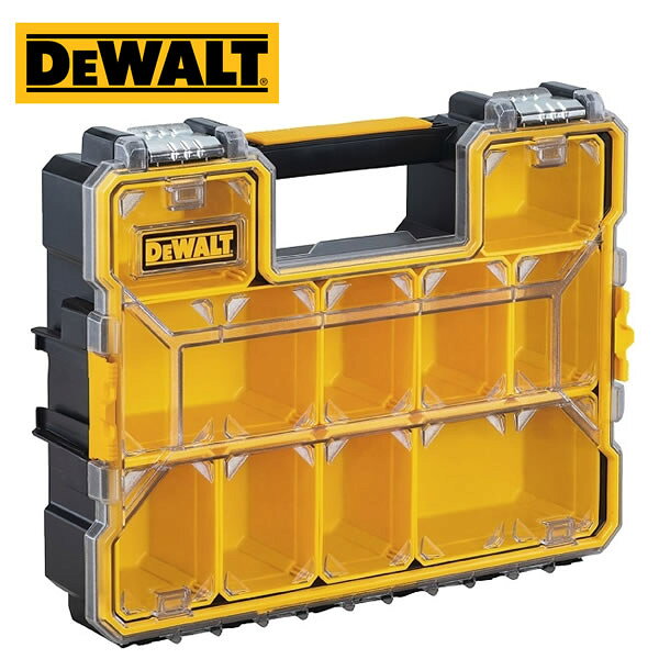 商品の特徴 DEWALT(デウォルト) プロオーガナイザーLサイズ DWST14825 ●Proシリーズボックス同士の連結が可能です。 ●Tough Systemアダプター(DWST08017)を使えばTough Systemとの連結も実現...
