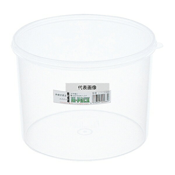 商品の特徴 エンテック(ENTEC) ハイパック 丸型 深型タイプ S-66 4900ml S-66 φ218×H162mm 保存容器 No.0369000 ●本体耐熱温度：-20℃〜120℃ ●蓋耐熱温度：-30℃〜60℃ ●電子レンジで...