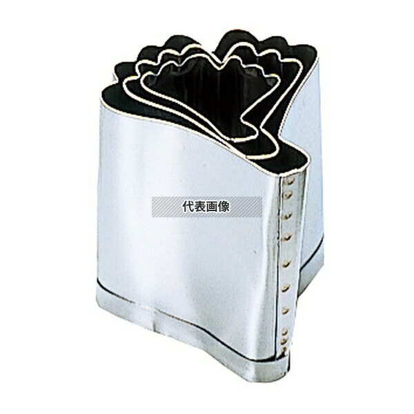 商品の特徴 EBM(江部松) 18-8(ステンレス) 手造抜型 秋 銀杏 #4 製品仕様 ●商品ブランドシリーズ:EBM(江部松) ●品名情報分解1 物:抜き型 ●外寸:45(目安)/ ●重量:18g ●材質:18-8(ステンレス)/ JA...