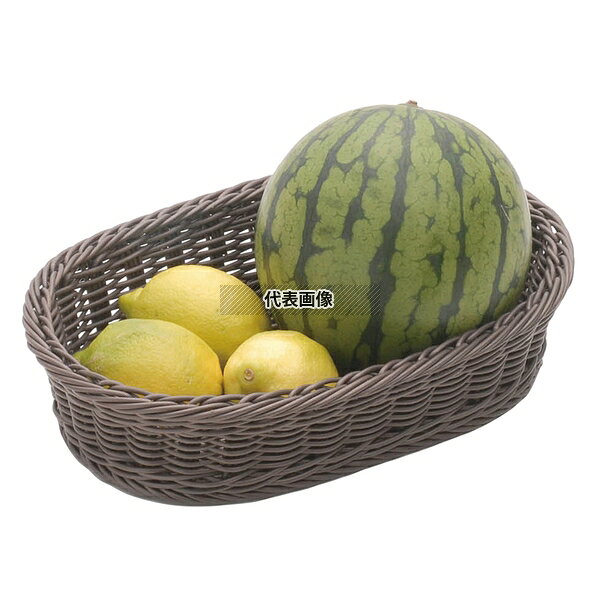商品の特徴 樹脂バスケット 小判 30号 91-008C コゲ茶 ●樹脂を丁寧に籐製品のように編んでおり、天然素材に限りなく近い優しい雰囲気を作り出しております。食器専業器に対応し、耐熱温度も120度と耐久性、衛生的に優れた製品です。 製品...