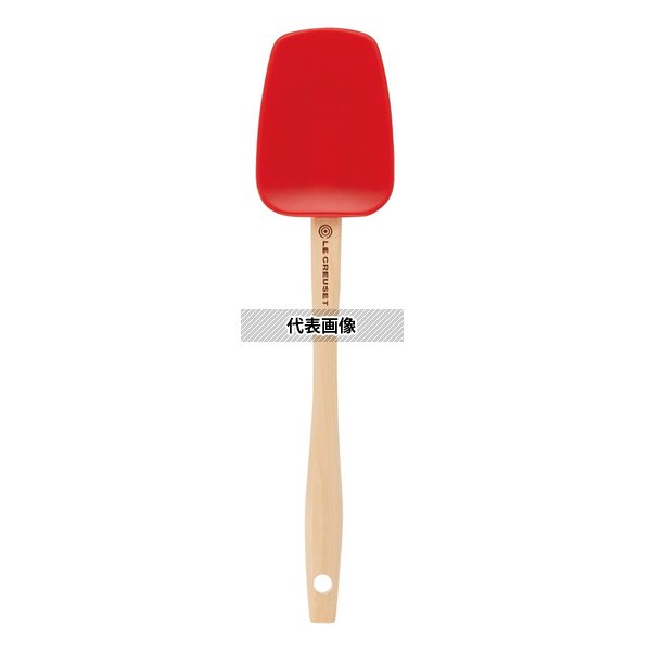 商品の特徴 ル・クルーゼ グルメスパチュラBH 93000803060370(L・スプーン型)チェリーレッド ●お鍋のホーロー部分を傷つけずに調理出来るシリコン製スパチュラ。 ●耐久性に優れ、食材のにおいもつきにくいので、製菓用から炒め物、...