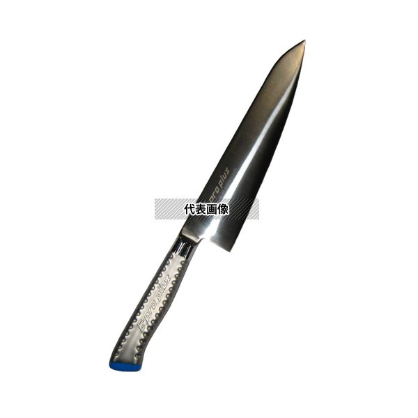 商品の特徴 EBM E-pro PLUS 牛刀 24cm ブルー ●ブレード部:耐久性に優れたモリブデンバナジューム鋼職人による手砥ぎ刃付 ●ハンドル部:18-8ステンレススチールモナカ構造握り易いフィット感のある特殊形状 ●切れ味最高ハン...