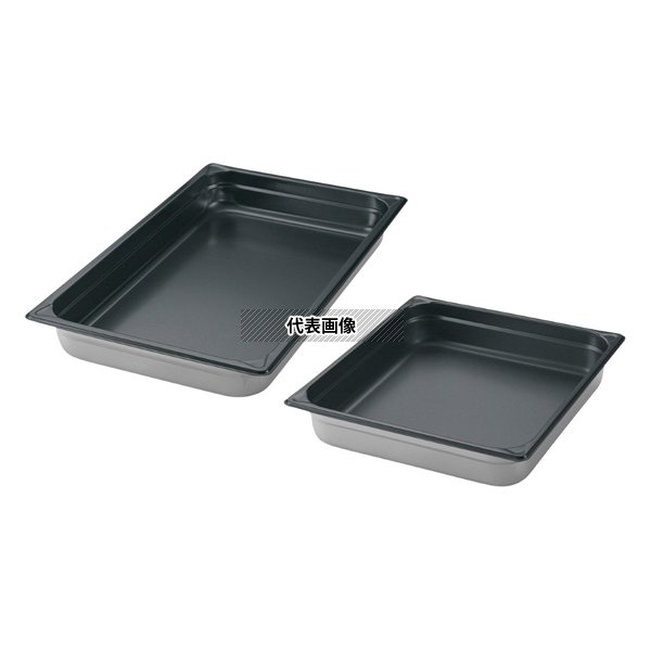 商品の特徴 EBM 18-8 ノンスティック ホテルパン 1/2 150mm ●ノンスティック加工。こびりつき易い食材の調理に最適。洗い易くお手入れもカンタンで時間と水道光熱費等を削減できます。 製品仕様 外寸1:325×265mm 内寸1...