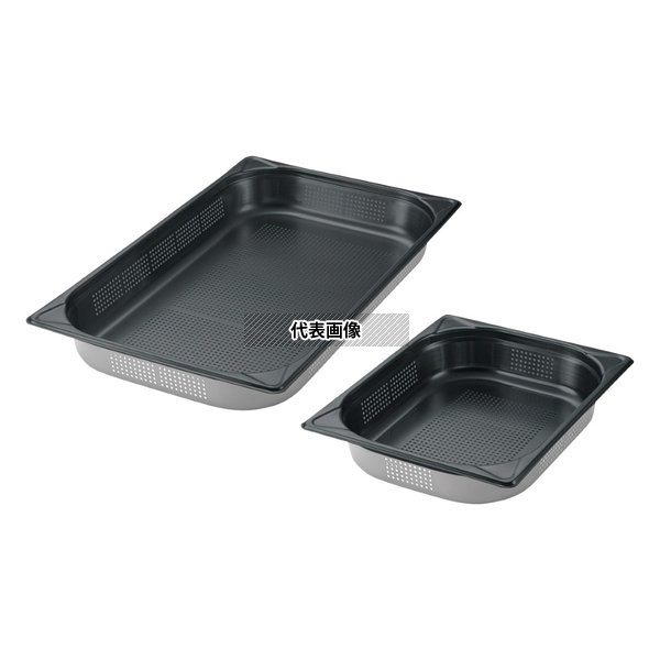 商品の特徴 EBM 18-8 ノンスティック 穴明GNパン 1/1 100mm ●ノンスティック加工。こびりつき易い食材の調理に最適。洗い易くお手入れもカンタンで時間と水道光熱費等を削減できます。 製品仕様 外寸1:530×325mm 内寸...