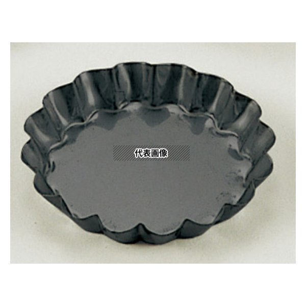 商品の特徴 EBM ブリキ スーパーコート マドレーヌ型 #25 製品仕様 内寸1:φ72(59)×H12mm 重量:12g 材質:ブリキ、表面純フッ素樹脂2コート加工 JANコード：4548170051522