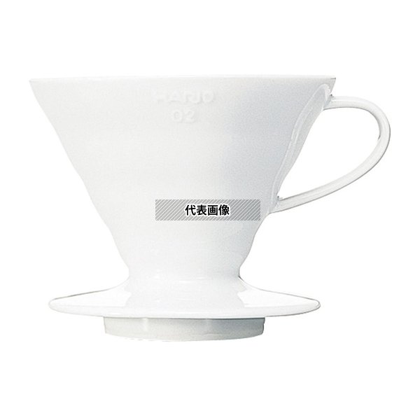 商品の特徴 ハリオ V60透過ドリッパー セラミックW 02 VDCR-02W ●珈琲粉の層が深くなるセラミック製｢円すい形｣コーヒードリッパー ●珈琲粉の層が深くなる｢円すい形｣を採用し、しっかり旨みを抽出。 ●素材は、400年の歴史を誇...
