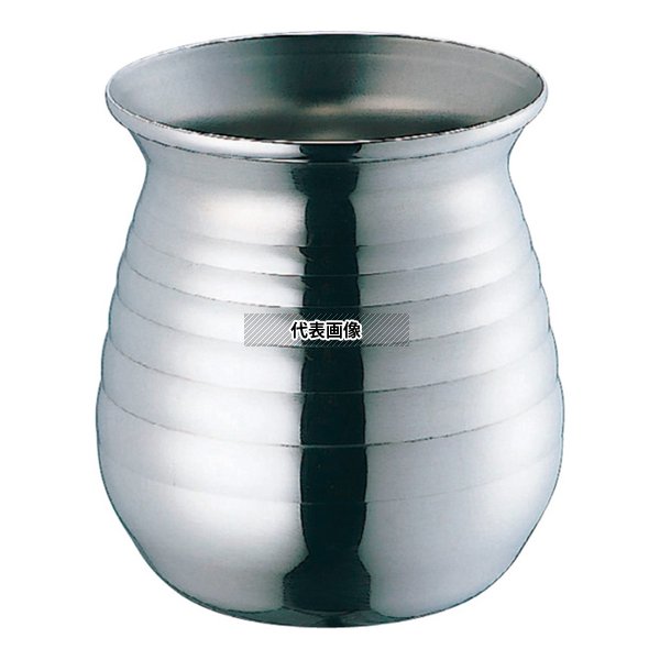 商品の特徴 SW 18-8 ガラ入れ 波付 小 製品仕様 外寸1:φ109×H117mm 重量:210g 容量:700cc 材質:18-8ステンレス JANコード：4580173258478