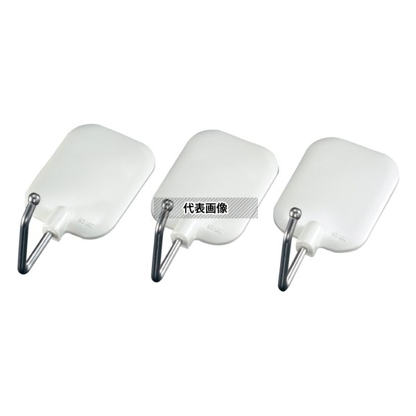商品の特徴 粘着ツールフックワイド(大)(3ヶ入)H00437 ●取付け方法:粘着テープ。 ●耐荷重:2kg ●3個入り。 製品仕様 外寸1:35×35×H70mm 材質:本体:スチロール樹脂、フック:ステンレス鋼線 測定・調節 温度範囲 ...
