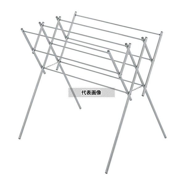 商品の特徴 ステンレス 室内用 ものほし台 DS-150W バスタオル仕様 ●組立完成品 ●大判バスタオル(約75cmまで)にも対応 ●干し部7本 ●総耐荷重5.0kg ●横幅伸縮スライド式で横幅は52cm~83cm ●ステンレスパイプで錆...