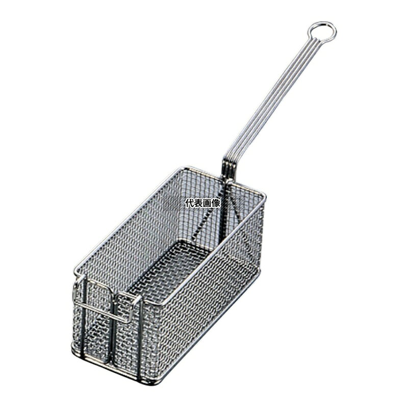 商品の特徴 ●アミ目：1.1×4メッシュ 製品仕様 ●商品ブランドシリーズ:EBM ●品名情報分解1 物:フライヤー ●品名情報分解3サイズ:小 ●外寸:カゴ:270×120×H120/柄:280 ●内寸:穴：φ2.2/ ●重量:980g ...
