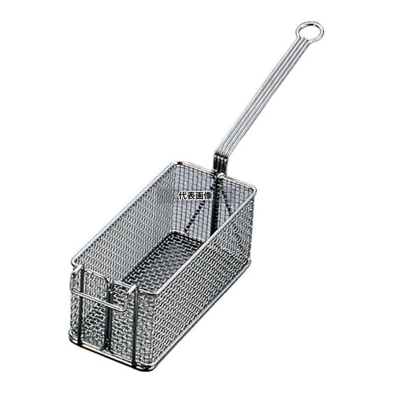 商品の特徴 ●アミ目：1.1×4メッシュ 製品仕様 ●商品ブランドシリーズ:EBM ●品名情報分解1 物:フライヤー ●品名情報分解3サイズ:小 ●外寸:カゴ:270×120×H120/柄:280 ●重量:790g ●材質:18-8(ステン...