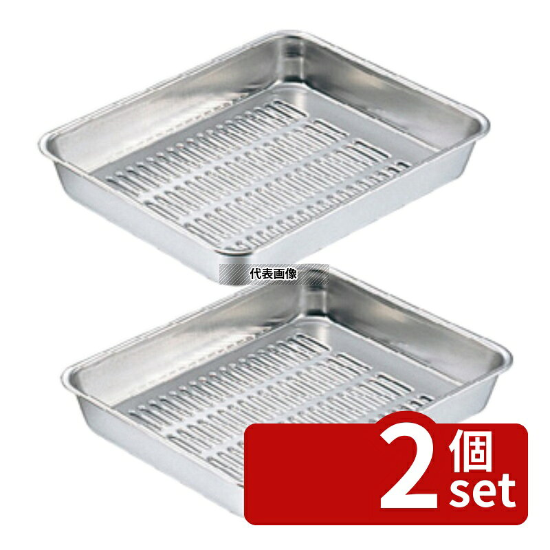 商品の特徴 クローバー 18-8(ステンレス) 水切バット 6枚取 約6L 480×335×H45mm バット No.0271200 ●穴数：30×7列＝210 製品仕様 ●英語商品名:Clover Stainless-Steel Drai...