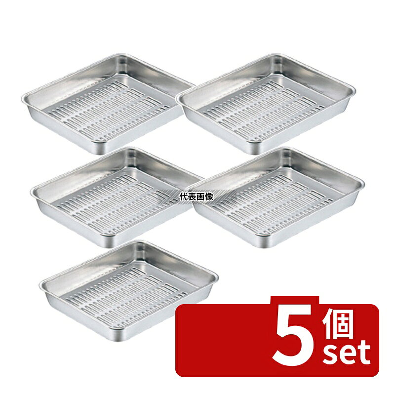 商品の特徴 クローバー 18-8(ステンレス) 水切バット 6枚取 約6L 480×335×H45mm バット No.0271200 ●穴数：30×7列＝210 製品仕様 ●英語商品名:Clover Stainless-Steel Drai...