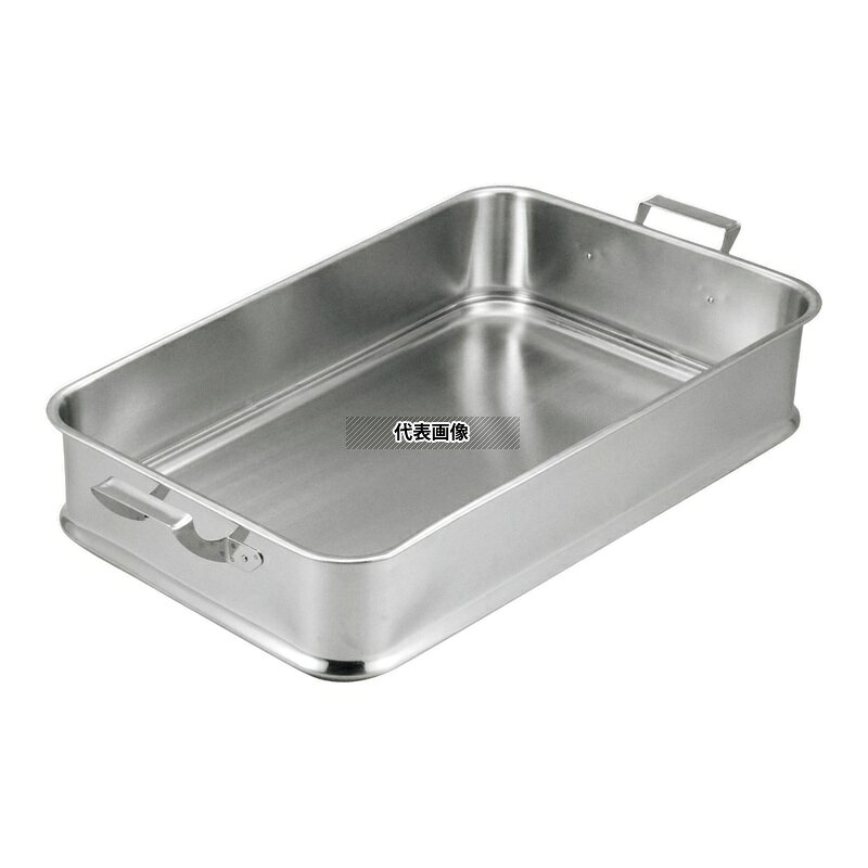 商品の特徴 IKD(イケダ) 18-8(ステンレス) 手付 給食バット 26L 610×380×H130mm バット No.0314300 製品仕様 ●品名情報分解1 物:バット ●外寸:610×380×H130/ ●内寸:上：366×58...