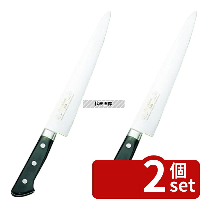 商品の特徴 正広作 ツバ付 モリブデン鋼 筋引 27cm 筋引き No.0588100 包丁 ●両刃 製品仕様 ●英語商品名:Masahiro Molybdenum Sujibiki Knife with Bolster 27cm ●商品ブ...