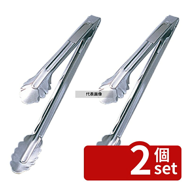 商品の特徴 EBM(江部松) 18-0 万能トング 中 板バネ式 全長300 ●板厚0.4mm 製品仕様 ●英語商品名:EBM Stainless-Steel Utility Flat Spring Tongs M 300mm ●商品ブラン...