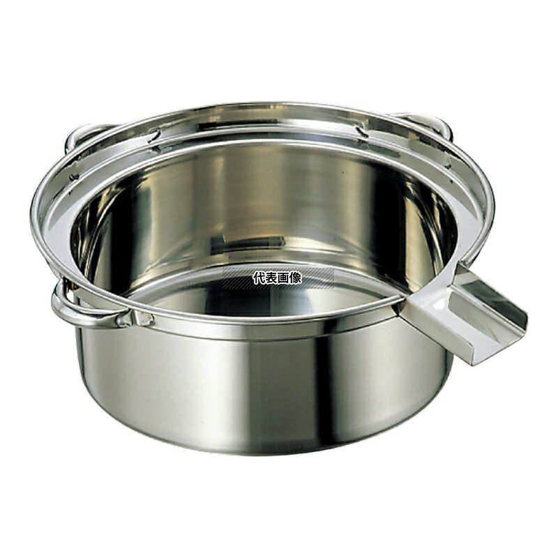 商品の特徴 EBM(江部松) 18-8(ステンレス) ゆで麺鍋 大 (φ480×H185) Cタイプ 製品仕様 ●英語商品名:EBM Stainless-Steel Noodle Pot Large C type ●商品ブランドシリーズ:E...
