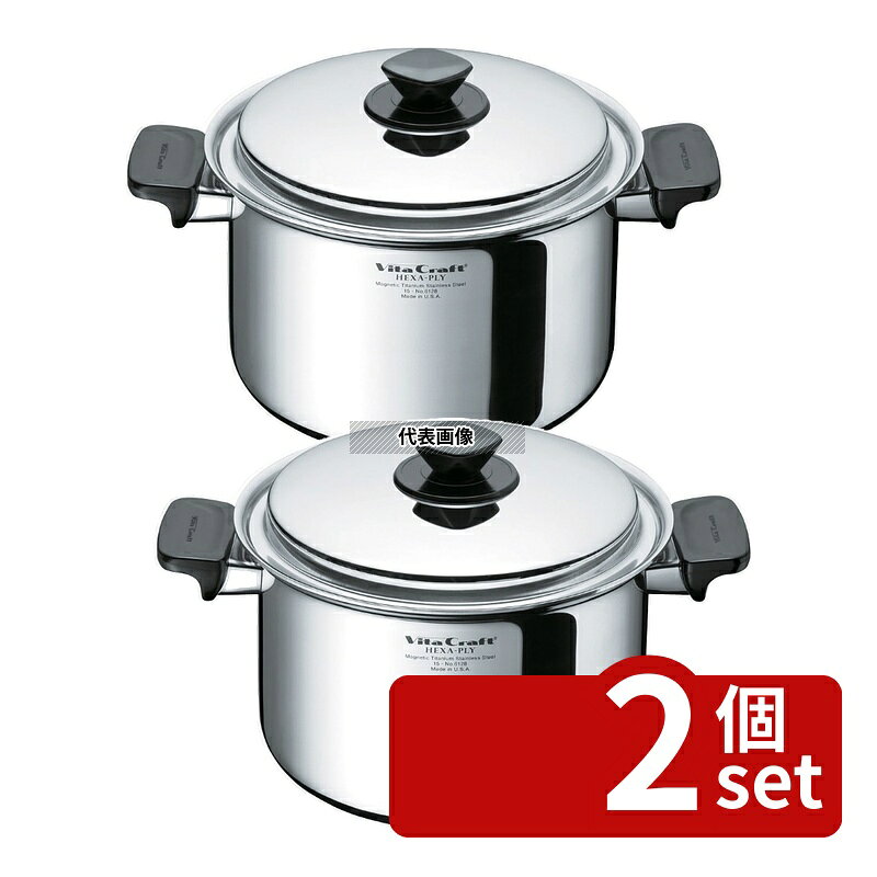 商品の特徴 ビタクラフト ヘキサプライ 深型両手鍋 4.0L 6125 ●全面6層構造。 ●無水油調理など健康調理ができます。 製品仕様 ●型番:6125 ●英語商品名:Vita Craft Hexa-ply Sauce Pot (deep...