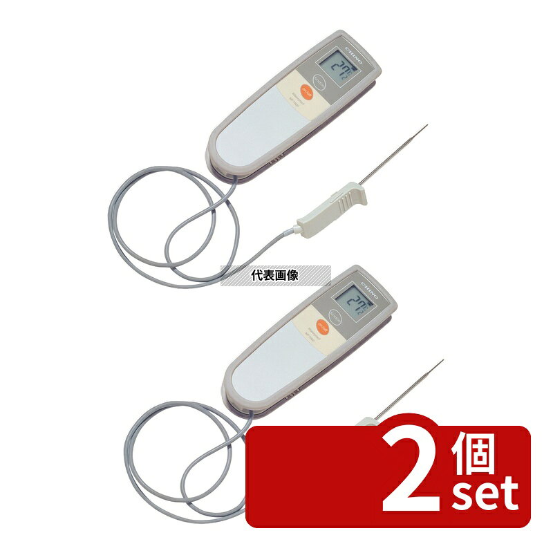 商品の特徴 チノー 食品用防水デジタル芯温計 MF1000 ●測定精度：+-0.5℃(周囲温度0〜50℃において) ●表示分解能：0.1℃(?40.0〜99.9℃)1℃(100〜260℃) ●ぬれても安心なIP67の防塵防水構造で水洗いもで...