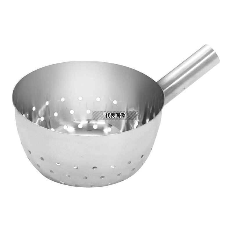 商品の特徴 桃印 18-8(ステンレス) 穴明 ひしゃく 18cm ●穴径：6mm ●木柄別売り 製品仕様 ●商品ブランドシリーズ:神子島製作所 ●品名情報分解1 物:ひしゃく ●品名情報分解3サイズ:18cm ●内寸:φ180/深さ：95...