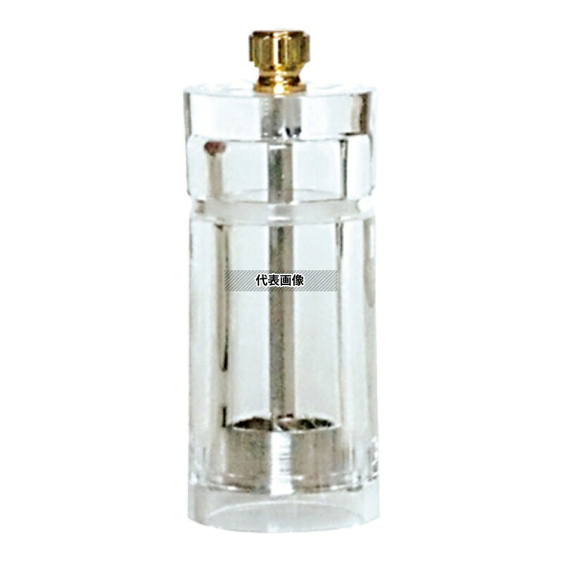 商品の特徴 IKEDA アクリル ペパーミル (円筒型) APM-100 製品仕様 ●型番:APM-100 ●商品ブランドシリーズ:IKEDA ●品名情報分解1 物:ミル ●外寸:φ40×H102/ ●材質:アクリル/グラインダー：鉄 JA...