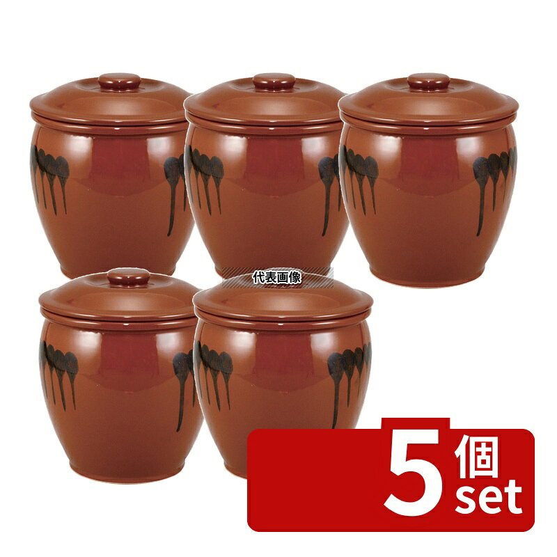 商品の特徴 蓋付 半胴瓶 3号 5.4L 紅星窯 ●陶器製なので、ぬか漬はもちろん、味噌、焼鳥のタレ等幅広く使用できます。 製品仕様 ●英語商品名:Ceramic Pickle Jar with Lid #3 5.4L　 ●商品ブランドシリ...