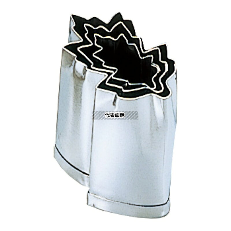 商品の特徴 EBM(江部松) 18-8(ステンレス) 手造抜型 3Pcs 秋 菊ノ葉 製品仕様 ●商品ブランドシリーズ:EBM(江部松) ●品名情報分解1 物:抜き型 ●外寸:＃3:35(目安)/＃4:45(目安) ●重量:53g ●材質:...