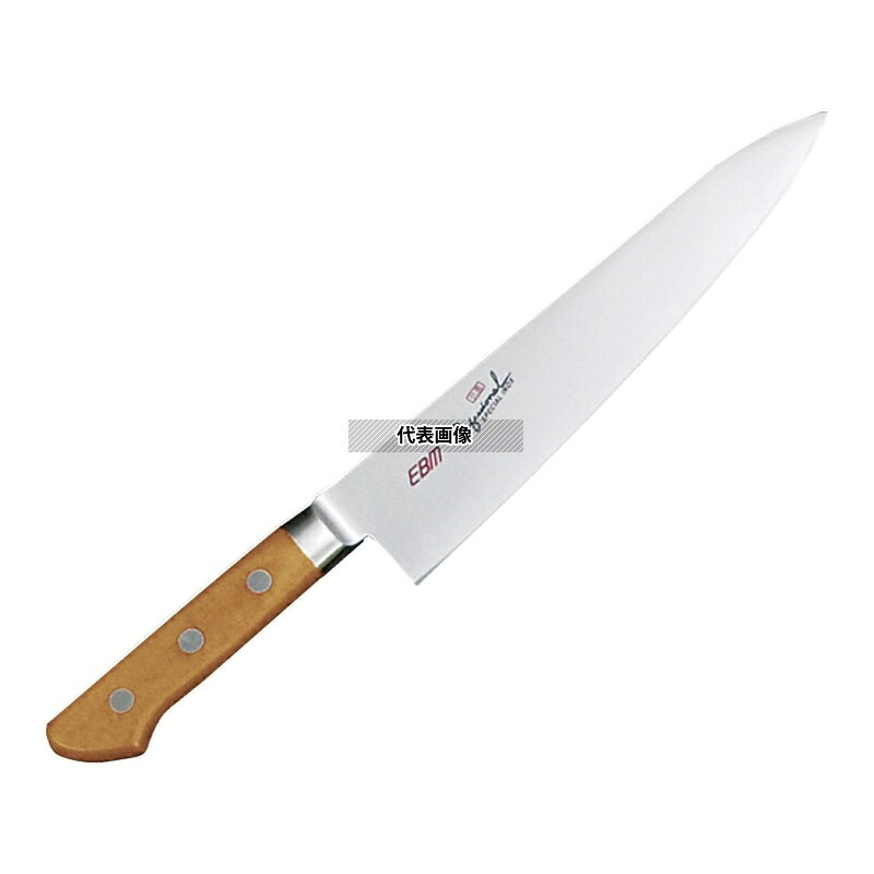 商品の特徴 EBM(江部松) 抗菌 スペシャル・イノックス 牛刀 18cm ブラウン ●ツバ付プロ仕様 ●手研ぎ本刃付すばらしい切れ味 ●抗菌7色カラーハンドル衛生管理対応(HAccP対応) ●モリブデン鋼を含有した特殊ハガネを使用している...