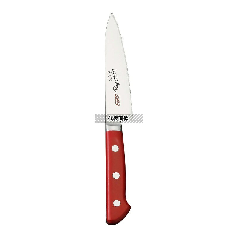 商品の特徴 EBM(江部松) 抗菌 スペシャル・イノックス ペティーナイフ 12cm レッド ●ツバ付プロ仕様 ●手研ぎ本刃付すばらしい切れ味 ●抗菌7色カラーハンドル衛生管理対応(HAccP対応) ●モリブデン鋼を含有した特殊ハガネを使用...