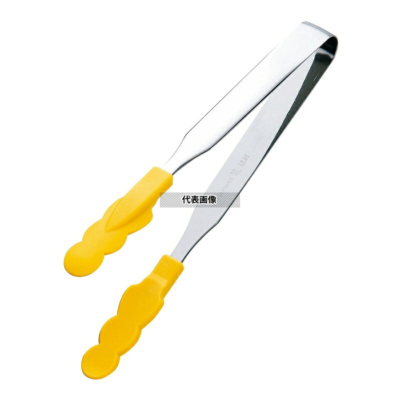 商品の特徴 抗菌耐熱カラートング スリム 小 イエロー 17.5cm ●ノンステック加工のフライパンや鍋類を傷つけないナイロン樹脂製。 ●抗菌剤が入って衛生的に使っていただけます。 ●耐熱温度：270℃ ●グラスファイバー配合で耐熱効果UP...