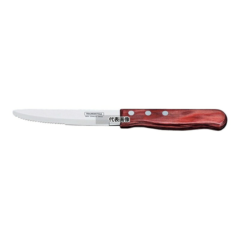 商品の特徴 トラモンティーナ ポリウッド ジャンボナイフ丸 レッド 21115/075 ●ポリウッドシリーズ。トラモンティーナのポリウッドシリーズの木柄は、特殊なポリエステル溶液に浸した木板を何枚も重ねたパッカーウッド仕様。 ●食器洗浄機対...