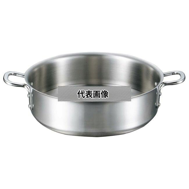 商品の特徴 EBM(江部松) ビストロ 三層クラッド 外輪鍋 39cm 蓋無 OD415×BD355 No.4144500 IH・ガス兼用鍋 ●電磁調理器は勿論、あらゆる熱源に適合。 ●優れた熱伝導、熱効率はまさにプロ向け。 ●軽量化で作業...
