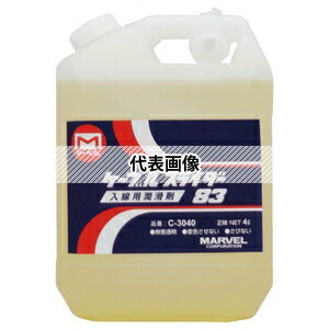 MARBEL(マーベル) 通線・入線工具 C-3040 [通線・入線工具] [入線潤滑剤・除去剤] 製品仕様 ●JANコード：4992456208023 ●容量：4リットル