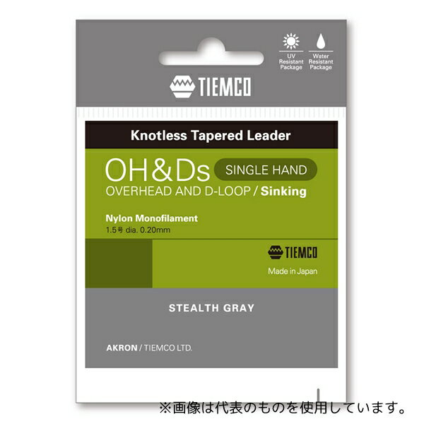 ティムコ(TIEMCO) ●オーバーヘッド&ディー(OH&D)のシンキングリーダー ●OH&Dリーダーに特殊なコーティングを施し、フロロカーボンと同等の沈みを実現したナイロンリーダー。 ●姉妹品のシンキングティペットと合わせてお使いください...