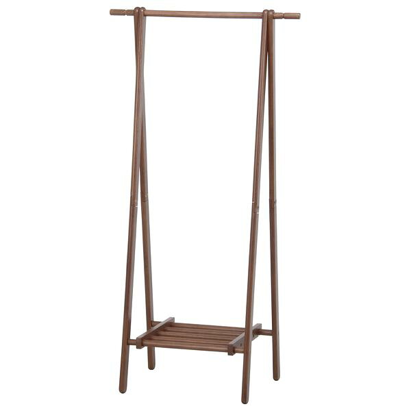 商品の特徴 不二貿易 14102 木製ハンガー ジョイント 75 BR 木製ハンガーラック コート掛け コートラック ブラウン サッとかけるだけでスッキリ収納できる木製ハンガーラック 製品仕様 ●商品サイズ/重量：W750×D450×H14...