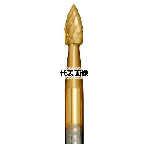 東洋アソシエイツ：(21730) 超硬ロータリーバー(H) 生産加工機_先端工具・消耗品_軸付先端工具_超硬カッター ●ミスターマイスター・ロータリーバーは、金型職人などが普段使用しているロータリーバーにTiN（チタン）コーティングを施した...