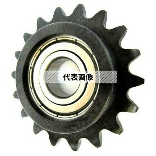 片山チエン：EPID40C15D15 機械要素部品_伝動部品_テンショナー ●スプロケット：ポリアミド樹脂6ナイロン ●仕様：使用温度：-10℃〜+80℃/6ナイロン樹脂(黒色)インサート成形 ●チェーンの適切なテンション(張力)保持にご利...