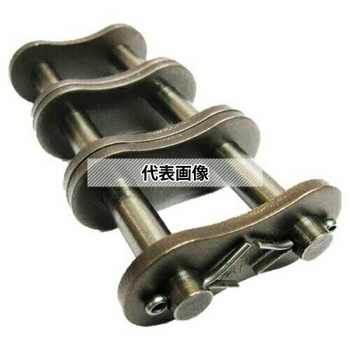 片山チエン：100-3JL 機械要素部品_伝動部品_チェーン_ローラーチェーン ●仕様：KCM標準ローラチェーン（ジョイントリンク） ●材質：スチール ●チェーンを繋ぐための継手です ●チェーン長さを偶数リンクにする際に使用します 製品仕様...