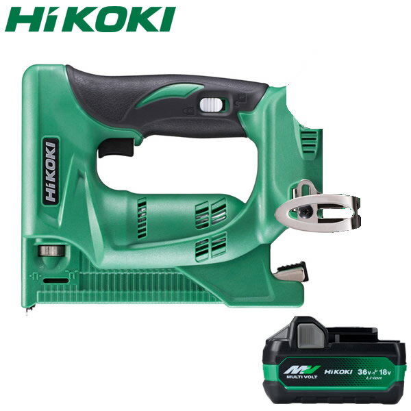 商品の特徴 18Vコードレスタッカ　N18DSL(LXPKZ) 電池計1個付 ●1充電当たりの作業量約1.2倍※(目安) ※メーカー製品14.4V N14DSLとの比較。13mmステープル、ポプラ合板打ち込み時。 ※作業量は3.0Ah電池使...