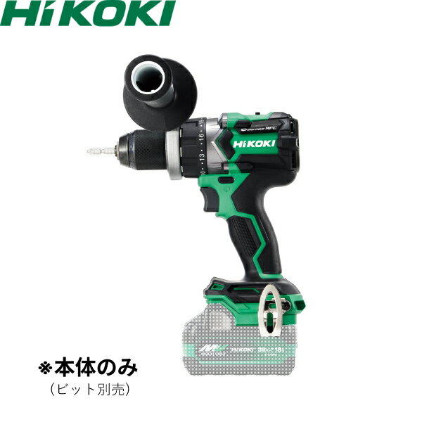 商品の特徴 HiKOKI(日立工機) 18Vコードレスドライバドリル DS18DC(NN) 本体のみ サイドハンドル付 ●コンパクトボディ ●サイドハンドル 11段階の角度調整可能なサイドハンドルで現場環境に合わせた位置で固定できます。また...