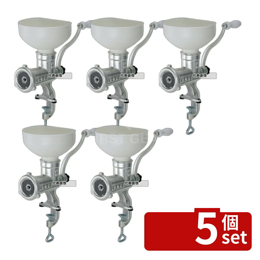商品の特徴 豆ヒキ器 大型ホッパー付 ●プレートはφ3.2目がセットされています。 ●ホッパーが大きいので約8合の豆が入ります。 製品仕様 ●英語商品名:Bean Grinder with Large Hopper ●商品ブランドシリーズ:...