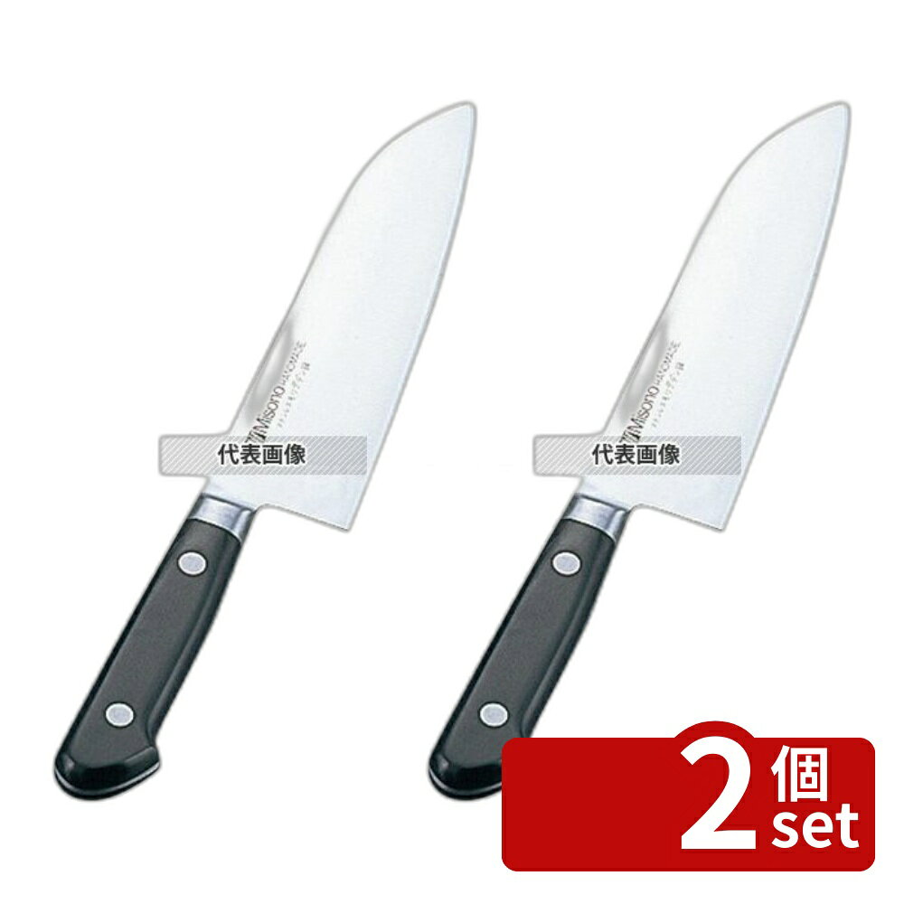商品の特徴 ミソノ モリブデン鋼 ツバ付 三徳庖丁 No.581 18cm ●切れ味が冴え、しかもサビにくい。ミソノ・モリブデン鋼庖丁は、モリブデンとバナジウムの入ったハイカーボンの高級ステンレス(13クローム)・モリブデン鋼を使用し、ハイ...