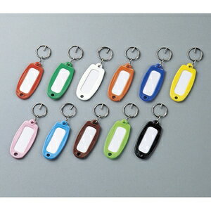 製品仕様 ●サイズ：60×27mm(中紙45×17mm) ●材質：ポリプロピレン(PP) ●カラー：オレンジ ●詳細：リング付