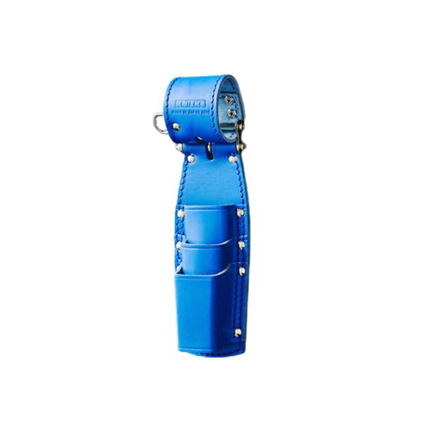 商品の特徴 ニックス(knicks) KBL-303PDX ペンチホルダー親子3段チェーン式ブルー 【特長】 ●台部表皮二重皮縫 ●7・8インチペンチ・ニッパ収納可能 製品仕様 【仕様】 ●サイズ：全長305×横幅80mm JANコード：4...