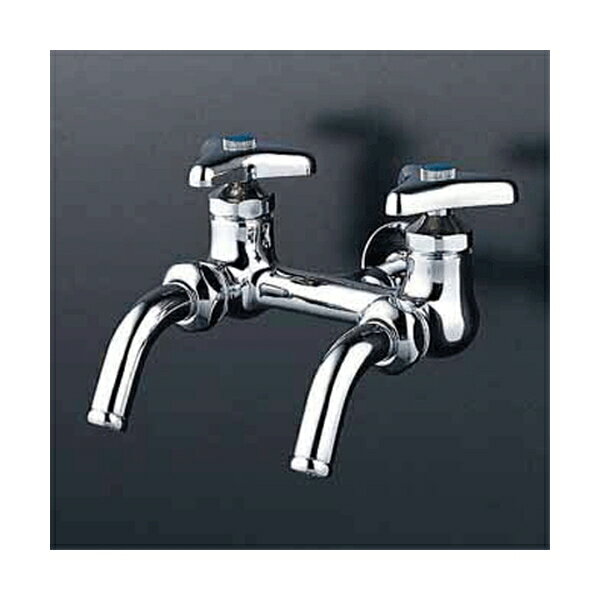 商品の特徴 KVK(ケーブイケー)　K112 二口吐水口回転形水栓 製品仕様