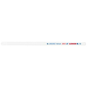 LENOX バイメタルハックソーブレード 300mm×14山(10枚) V214HE 商品の特徴 ●柔軟に曲がり折れにくいバイメタル構造です ●T2テクノロジーで刃先を最適化、素早く切断出来て長寿命です 製品仕様 ●山数：14山 ●サイズ：...